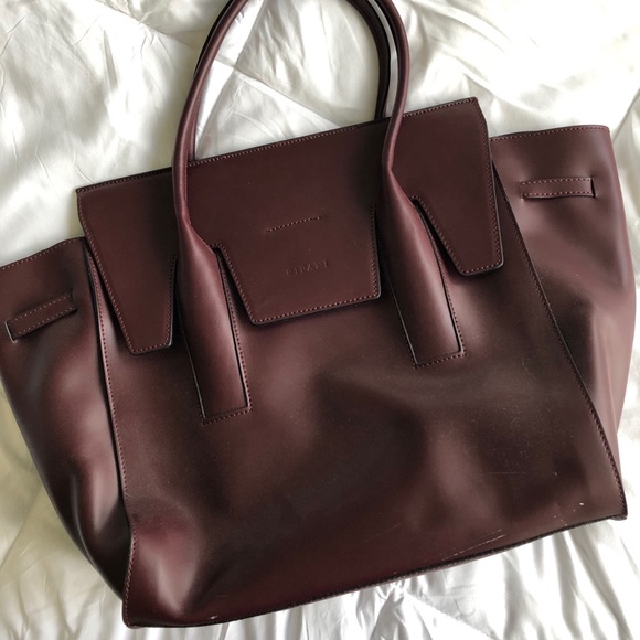 Ripani | Bags | Ripani Red Genuine Leather Cute Satchel Beauty Like New ...